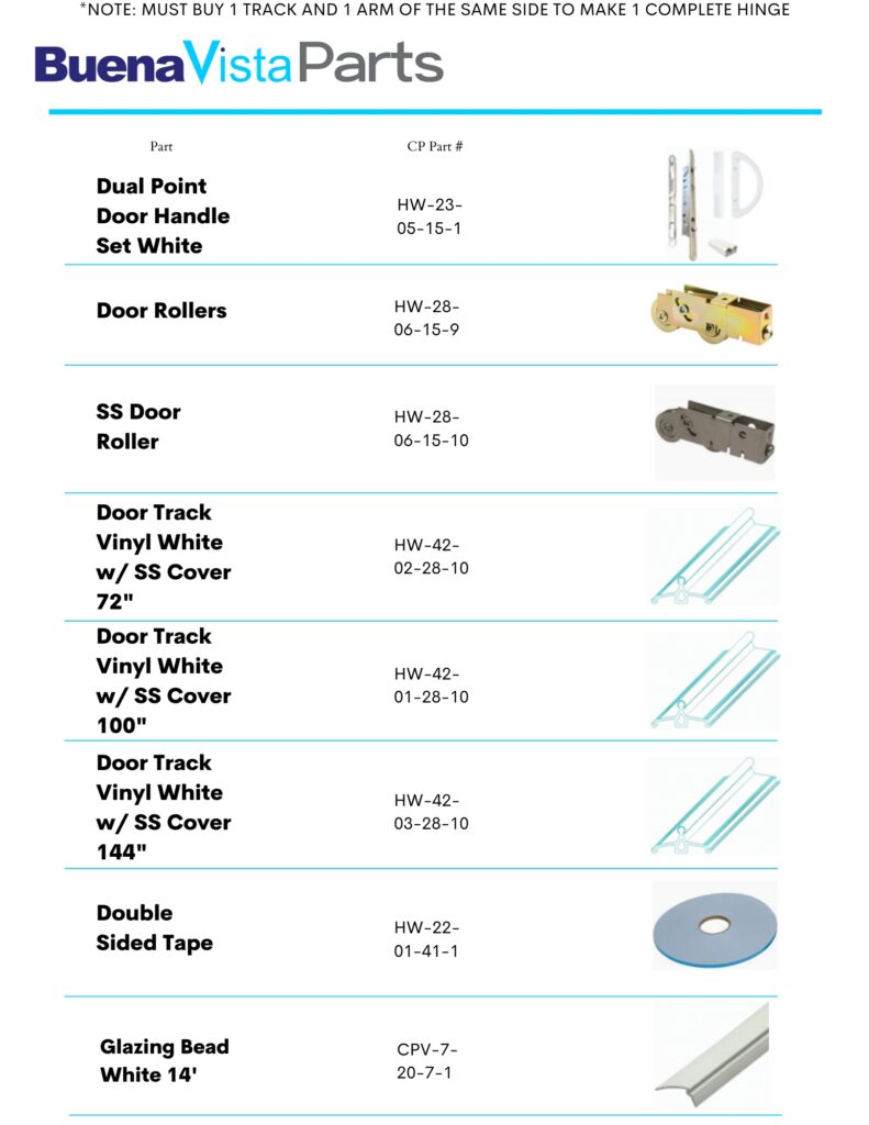 Accessories - Crystal Pacific - Window & Door